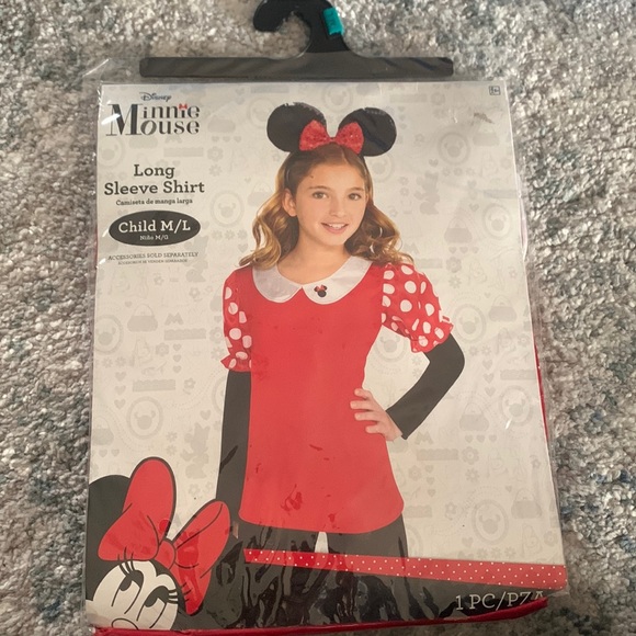Costumes | Nwt Disney Minnie Mouse Long Sleeve Shirt Costume | Poshmark